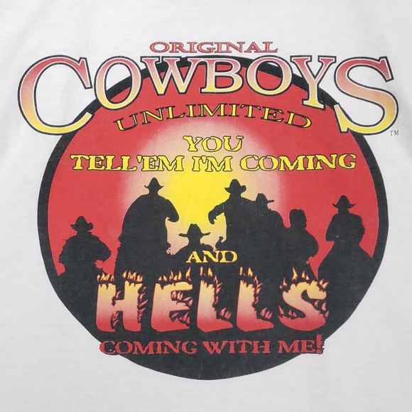 Port and Company | Shirts | Vintage Original Cowboys Unlimited You Tell ...